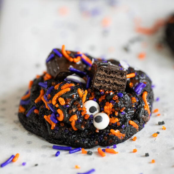 Biscoitos Confeitados de Chocolate - Thinking Sweet